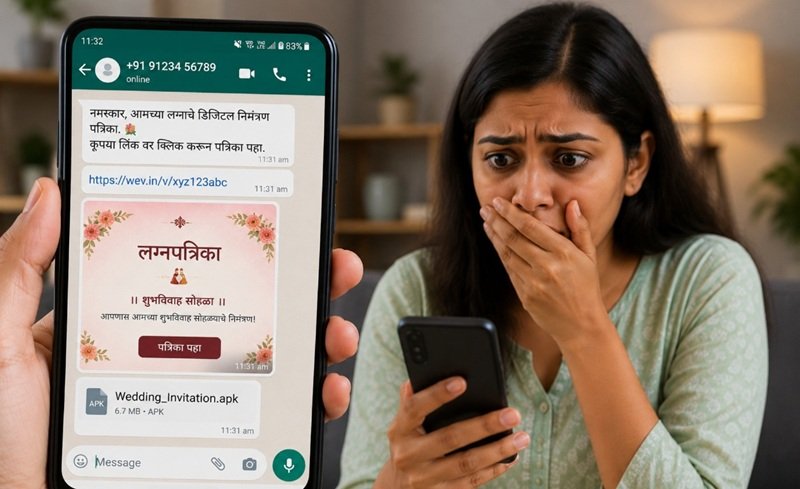 लग्नपत्रिका उघडणं पडलं महागात! पुण्यात तिघांना लाखोंचा गंडा, थेट ...